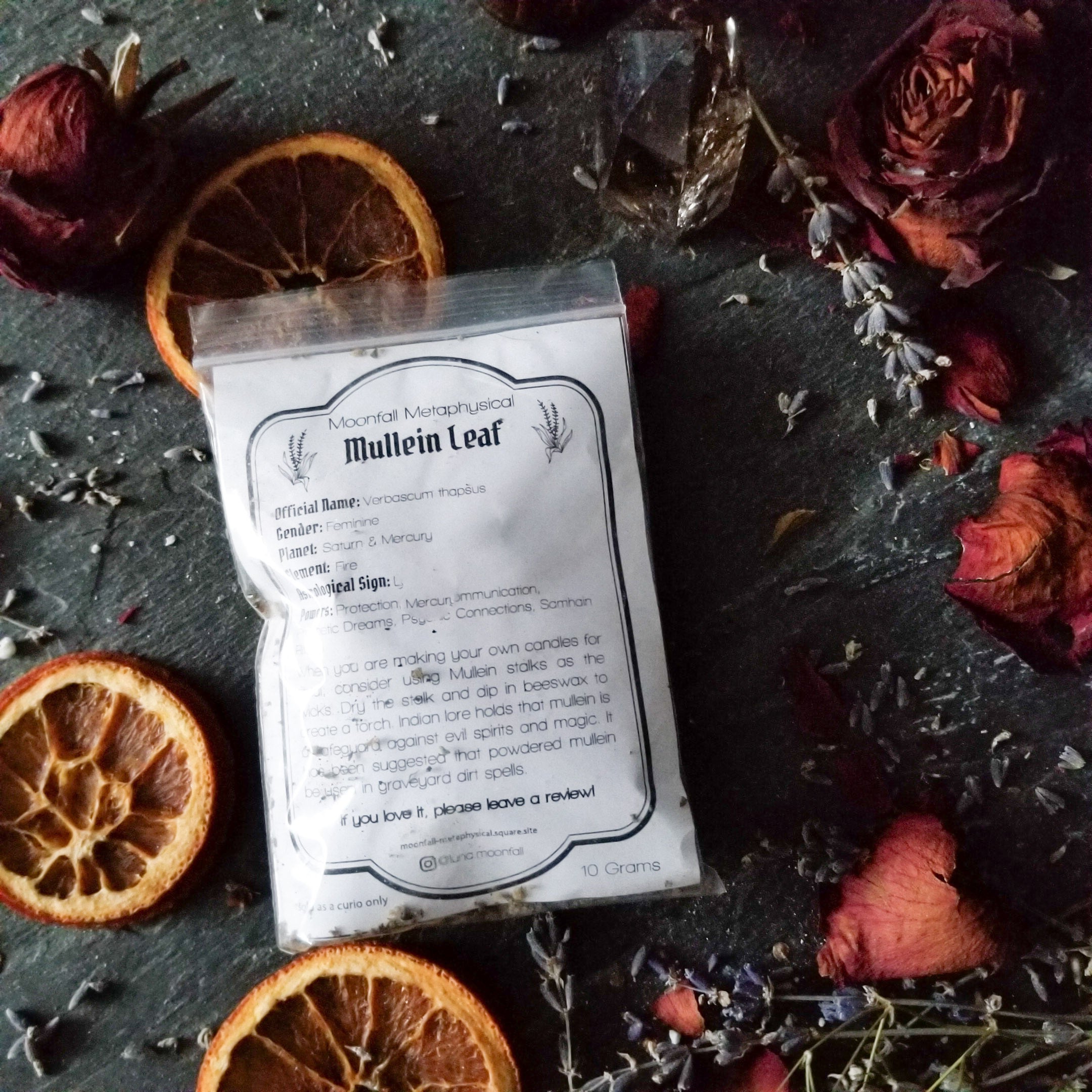 Dried Mullein Herb for Witchcraft Moonfall Metaphysical | Moonfall Metaphysical